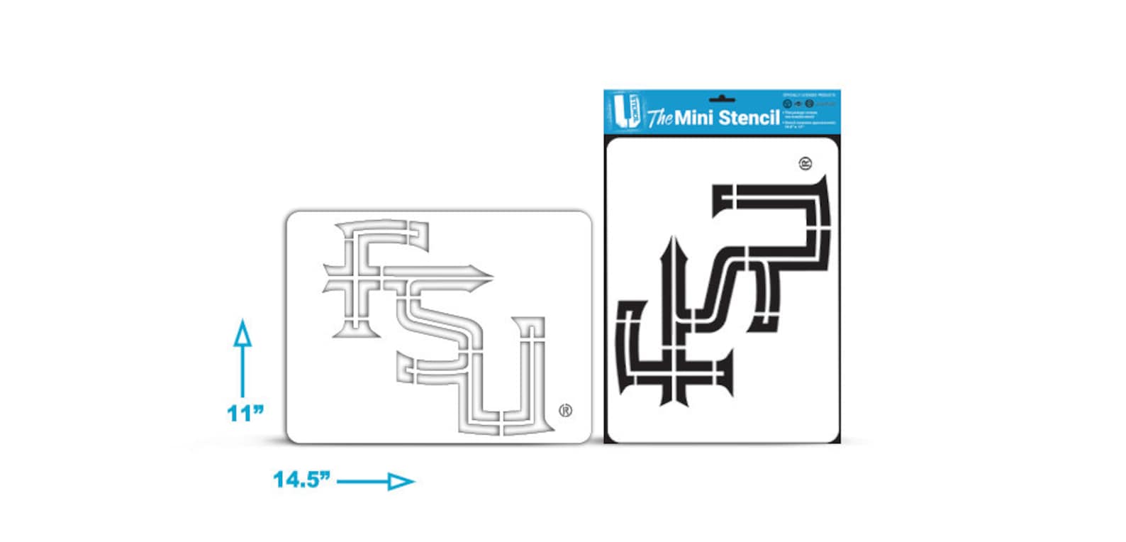 FLORIDA STATE FSU Mini Stencil | Etsy