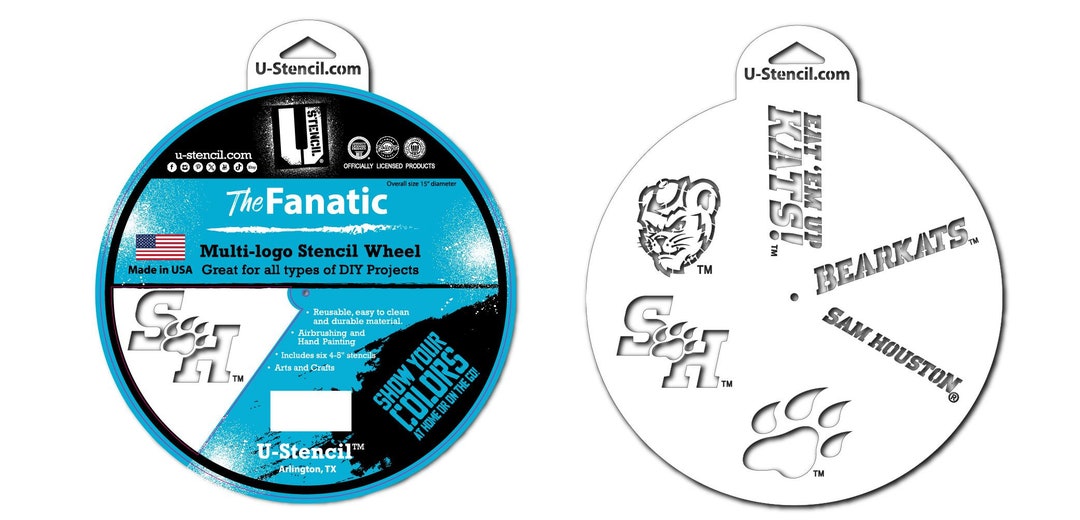 Sam Houston Large Fanatic Stencil Wheel - Etsy