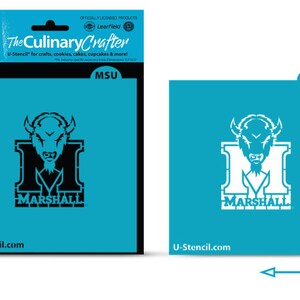 Marshall University Marco Stencil – Culinary Crafter (discontinued) - Etsy