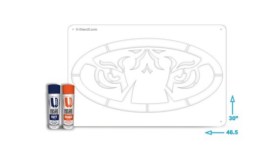 AUBURN TIGERS Stencil Kit the Tailgater | Etsy