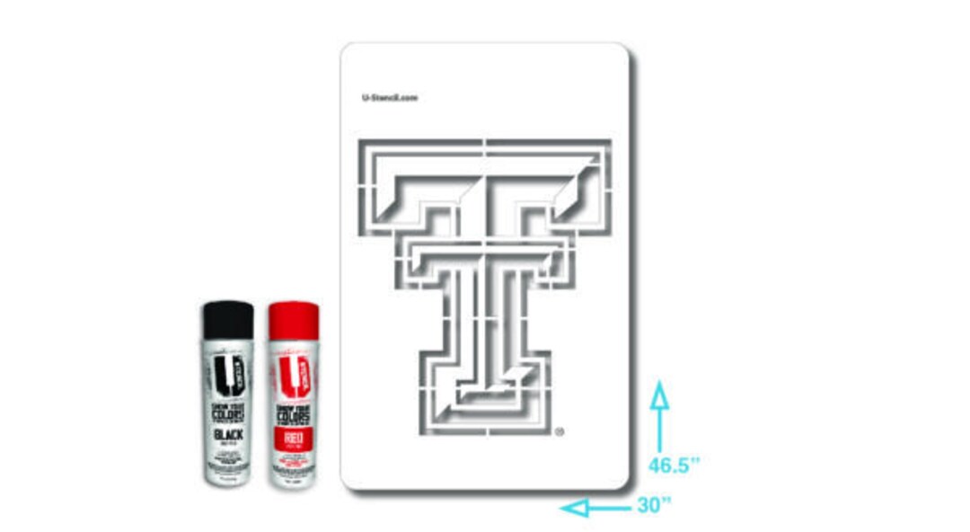Texas Tech Double T – Tailgater Stencil Kit - Etsy
