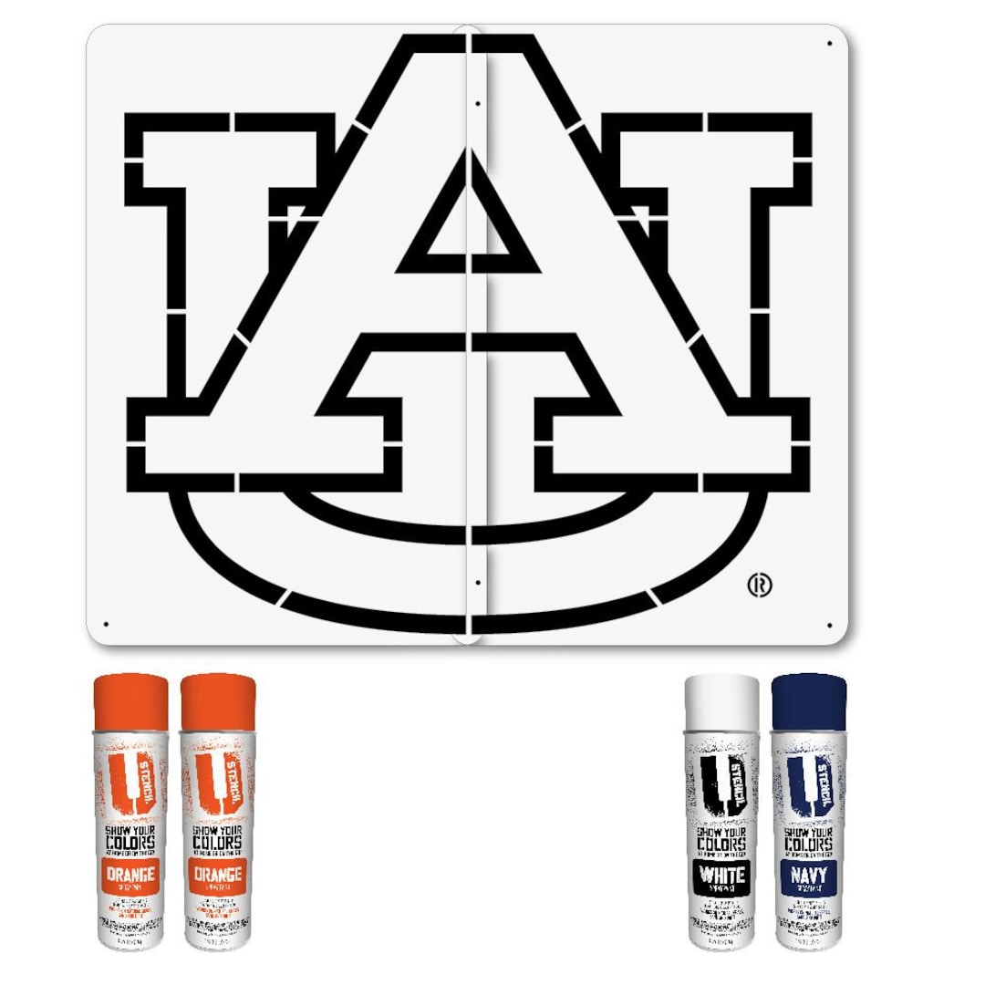 Auburn University Stencil Kit XL - Etsy Canada