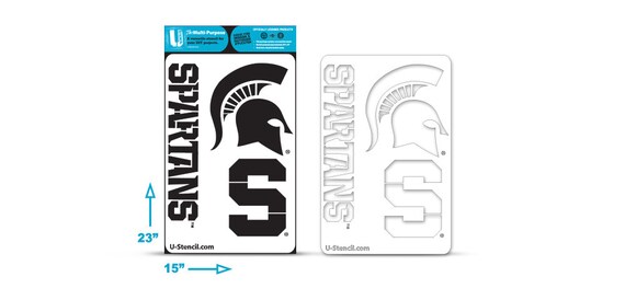 Michigan State Stencil Multi-purpose Stencil | Etsy