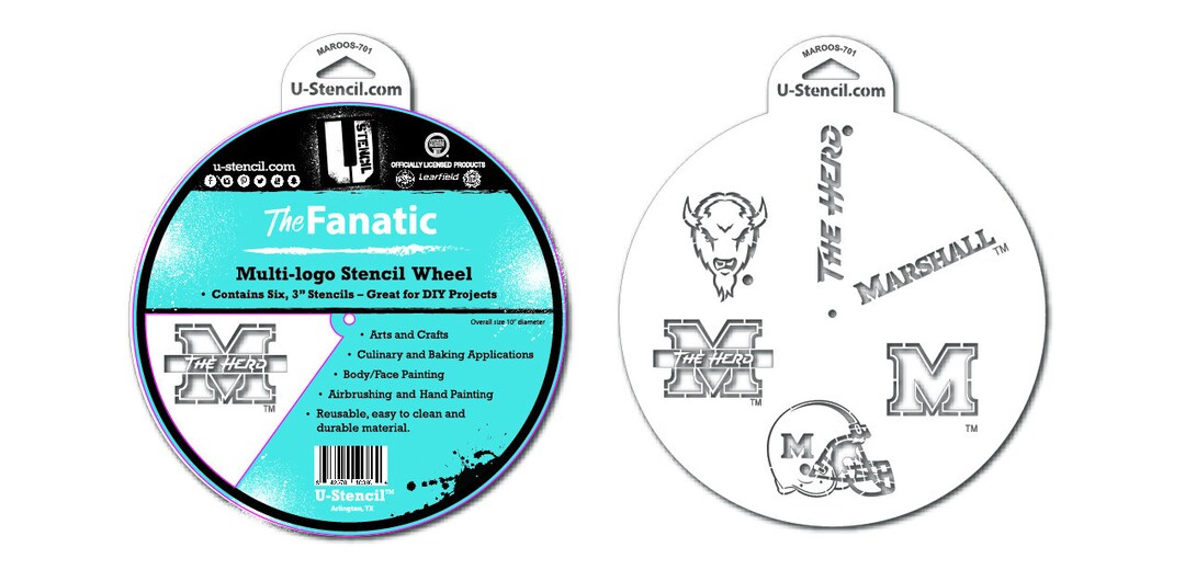 Marshall University Stencil Wheel – the Fanatic (discontinued) - Etsy