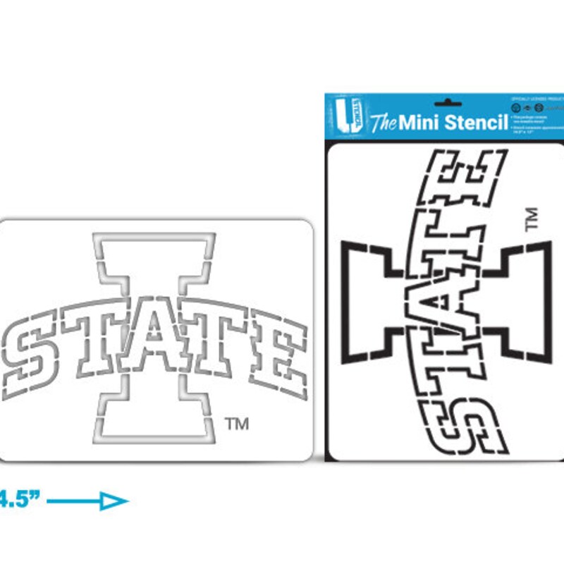 Iowa State Stencil - Etsy
