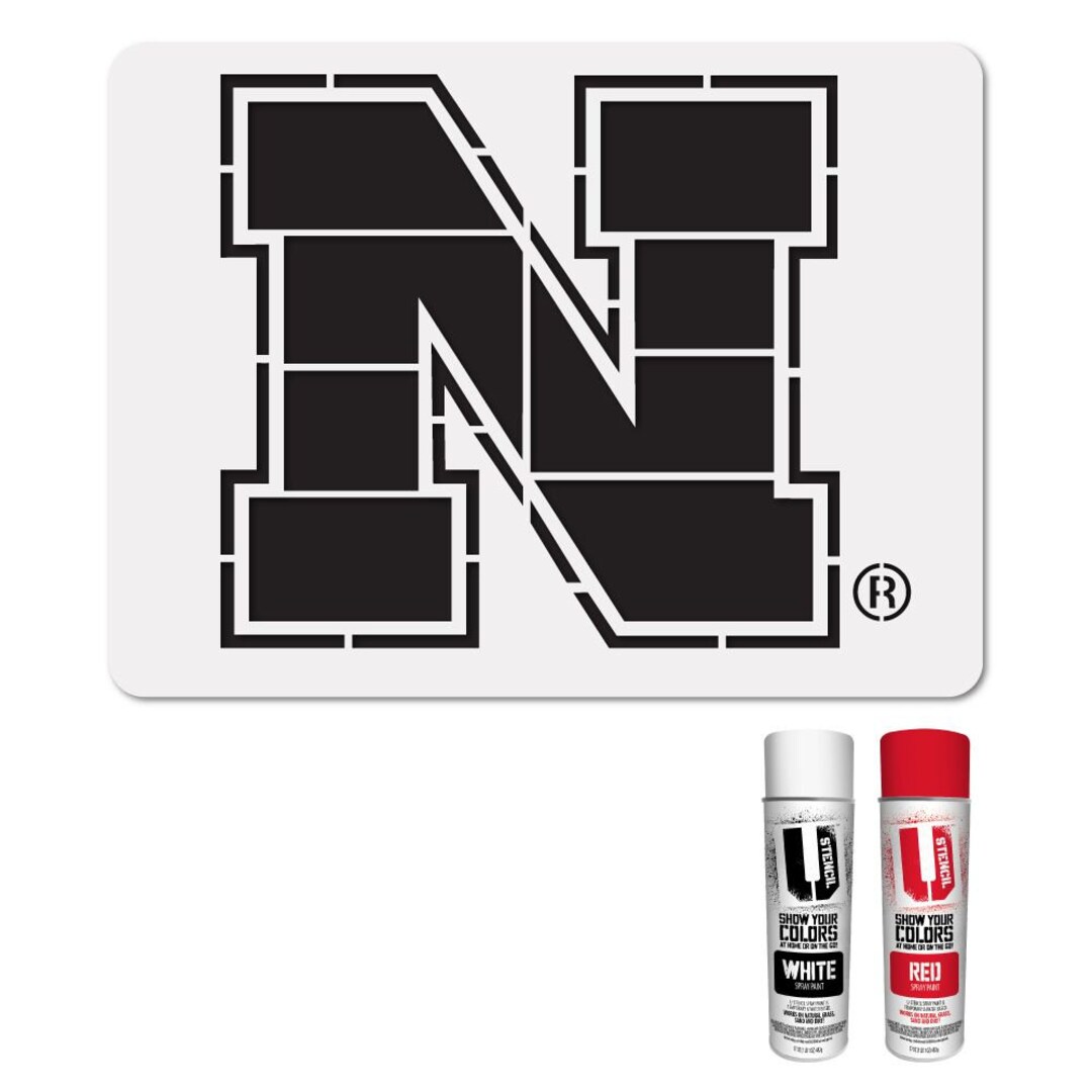 NEBRASKA “N” – Tailgater Stencil Kit - Etsy