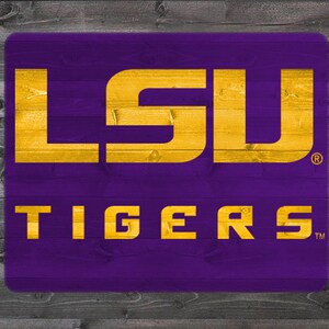 LSU “LSU” – Tailgater Stencil Includes Paint - Etsy