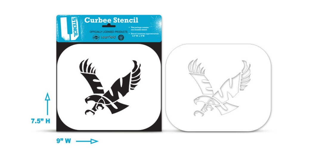 Eastern Washington Eagle – Curbee Stencil - Etsy