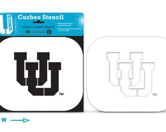 University of Utah U Curbee Stencil | Etsy
