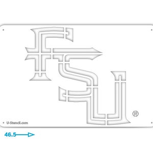 FLORIDA STATE FSU – Tailgater Stencil Only - Etsy