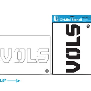 TENNESSEE “VOLS” Mini Stencil - Etsy