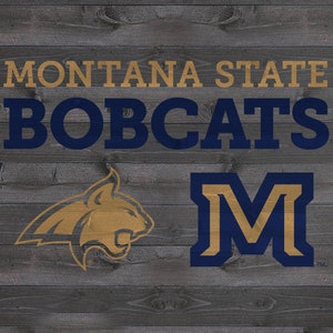 Montana State Bobcats Stencil Kit – the Tailgater - Etsy