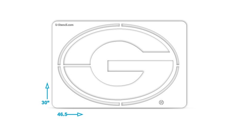 UNIVERSITY OF GEORGIA g Tailgater Stencil Only - Etsy