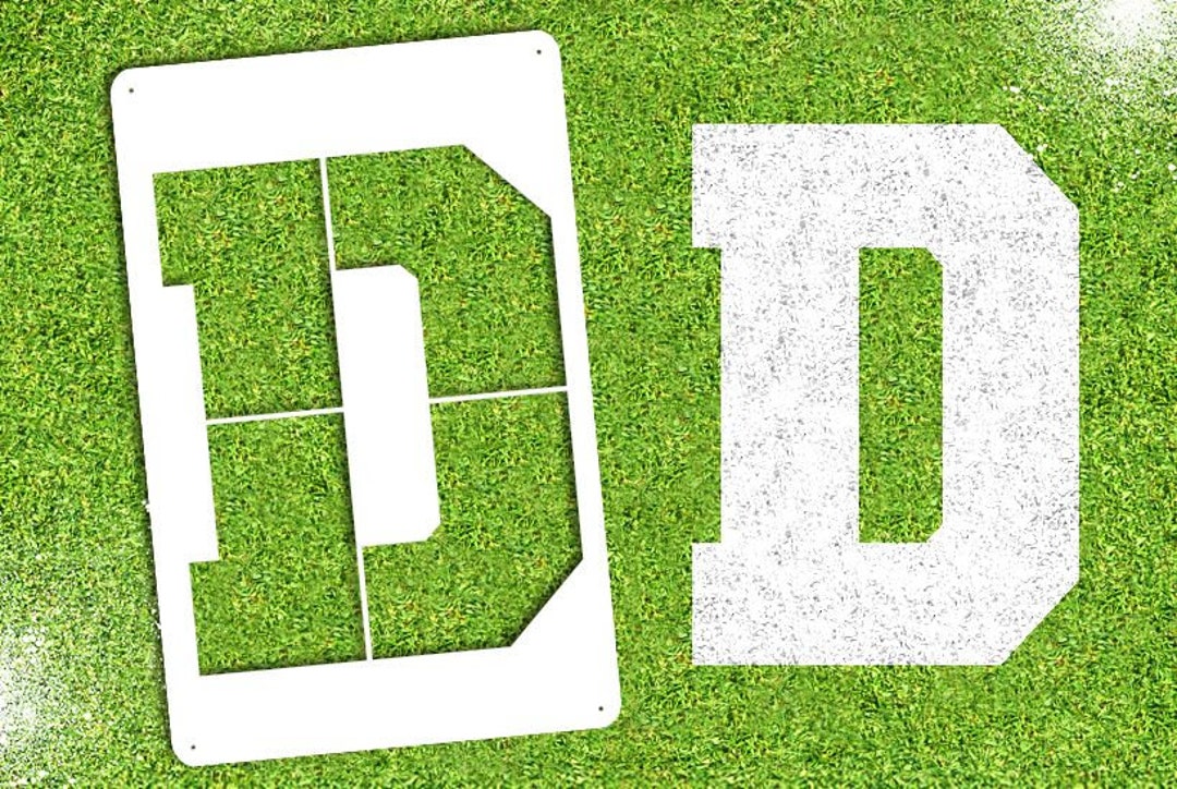 Letter D Stencil - Etsy