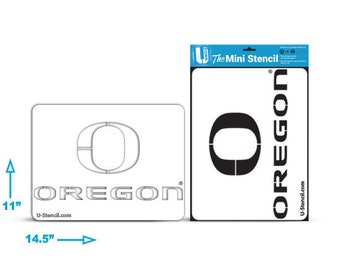 Oregon Ducks MINI STENCIL | Etsy