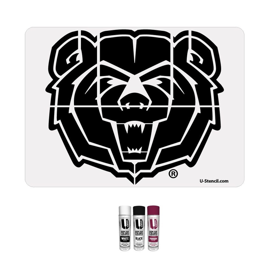 Missouri State Bear Stencil Kit - Etsy