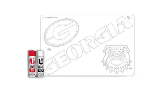 UNIVERSITY OF GEORGIA Stencil Kit the Tailgater | Etsy