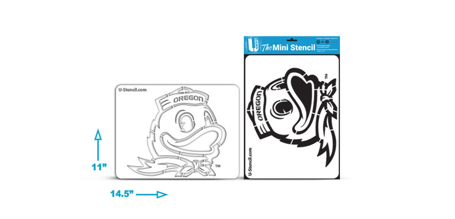 Oregon Duck MINI STENCIL - Etsy