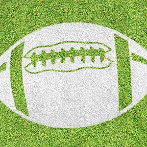 FOOTBALL STENCIL - Etsy