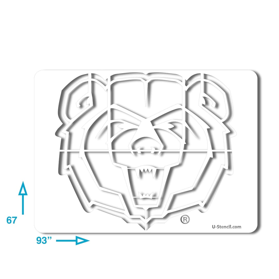 Missouri State Bear Stencil - Etsy