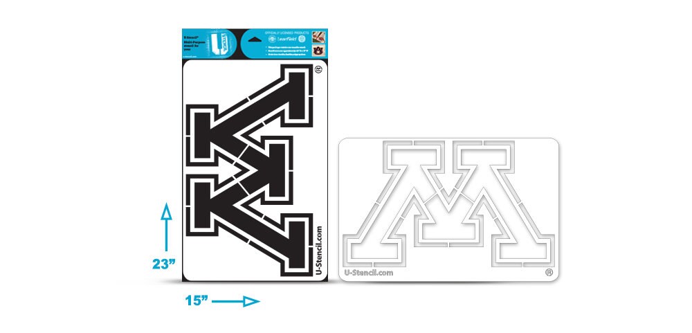 Minnesota M Multi-purpose Stencil | Etsy
