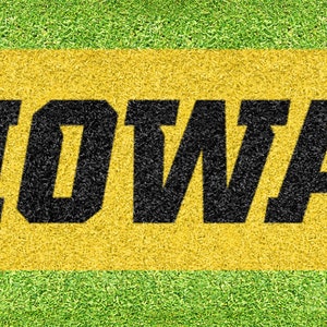 IOWA Lettering – Lawn Stencil Including Paint - Etsy