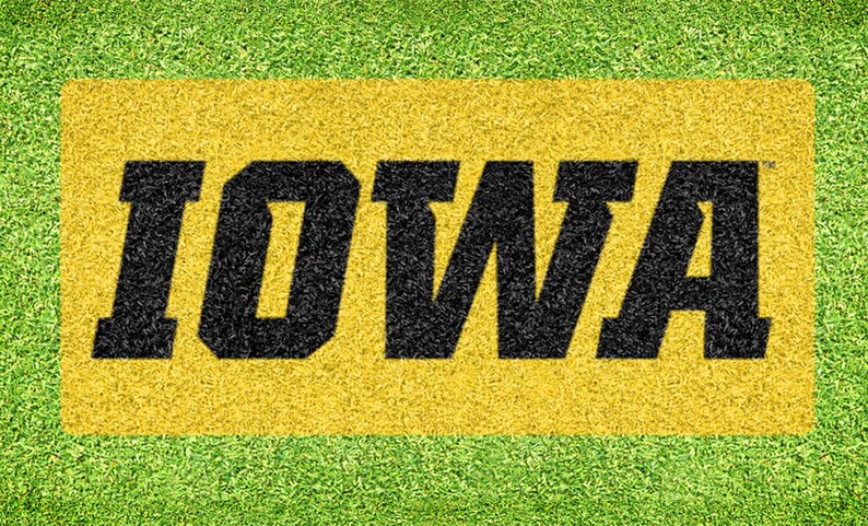 IOWA Lettering Lawn Stencil Including Paint - Etsy