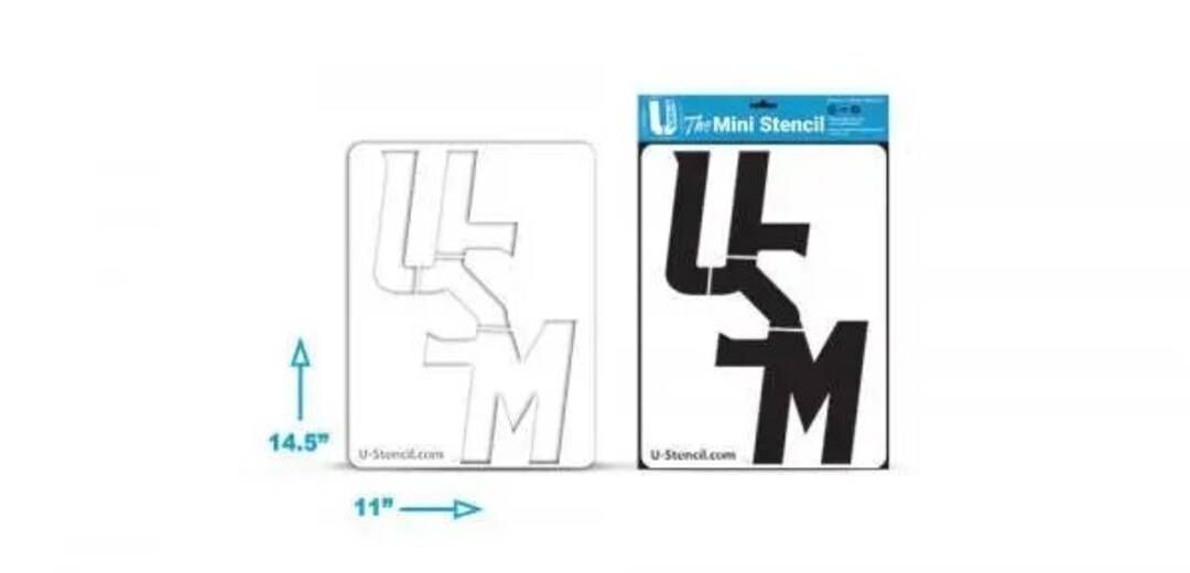 Southern Miss USM Mini Stencil - Etsy