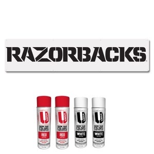 Arkansas “razorbacks” – Lawn Stencil Including Paint - Etsy