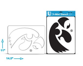 Small University of Iowa Hawkeye Tigerhawk Vinyl Decal, Hawkeyes ...