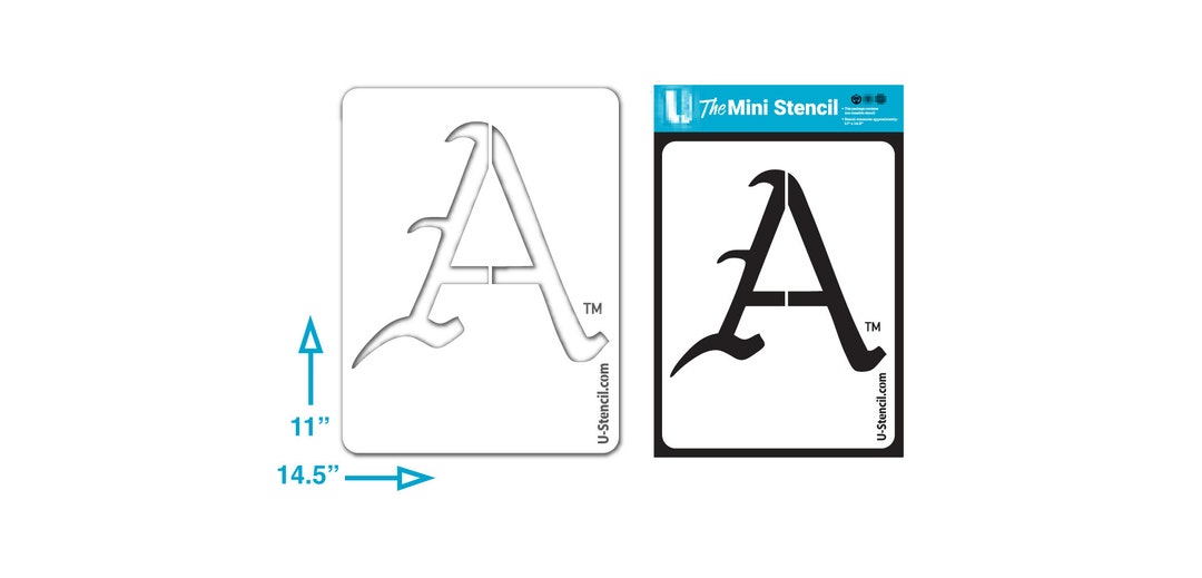 Arkansas Razorbacks Script A – MINI STENCIL - Etsy