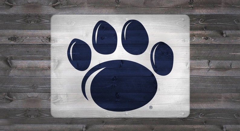 PENN STATE NITTANY Lion Paw Tailgater Stencil Kit - Etsy