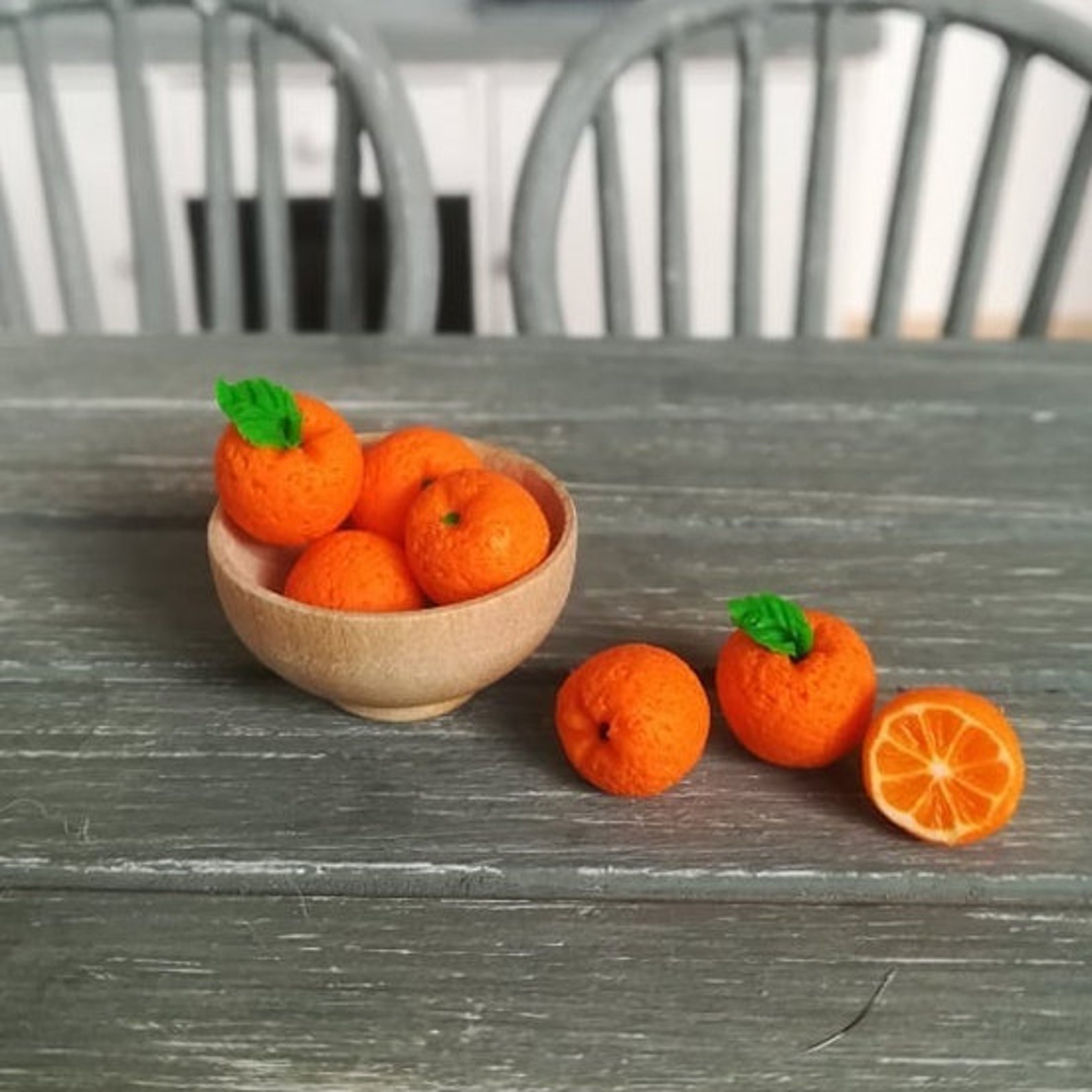 5x Miniature Oranges Dollhouse Food Food for Dollhouse Mini | Etsy