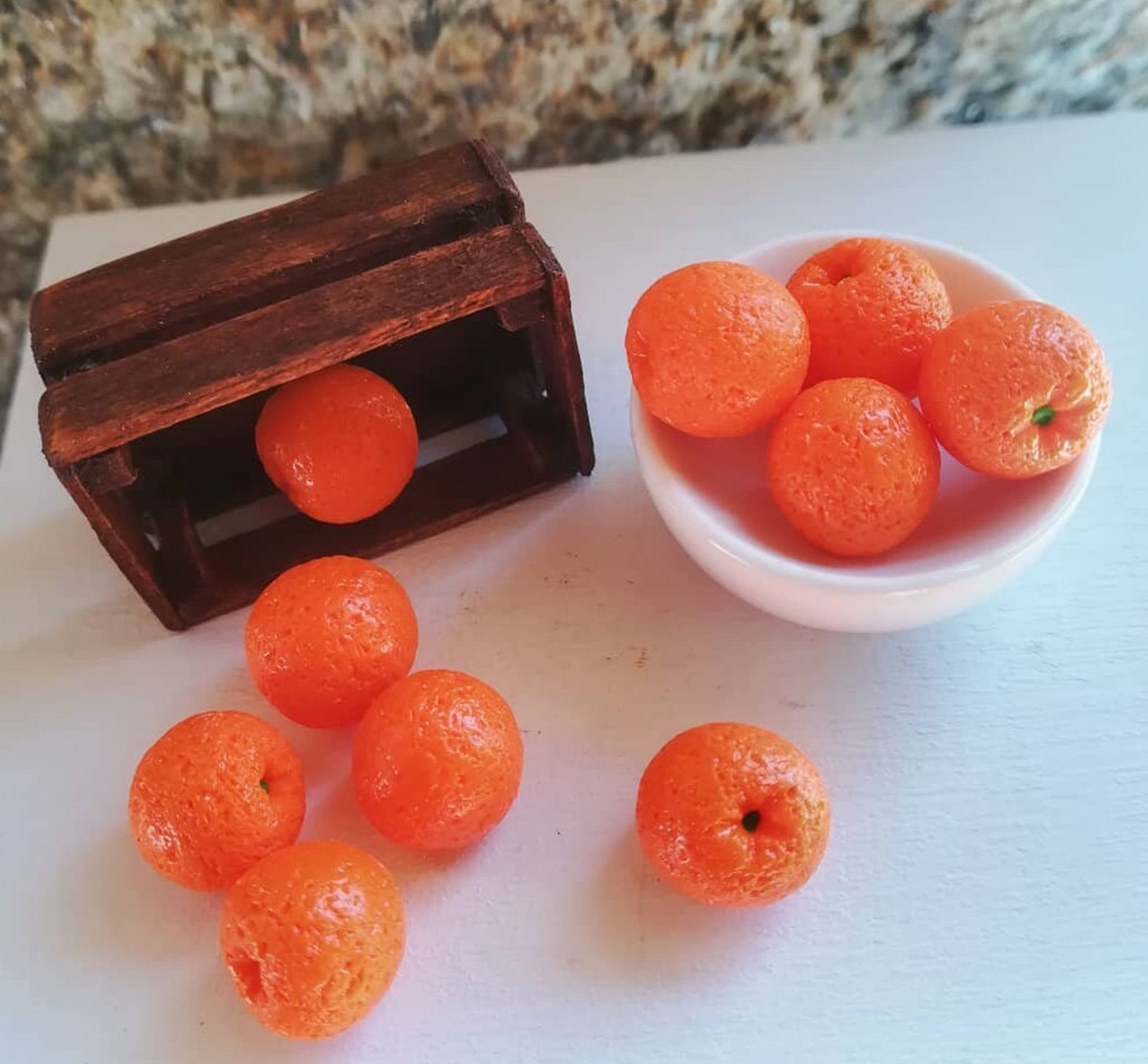 Miniature Oranges, Miniatures, Dollhouse, Dolls, Miniature Fruits ...