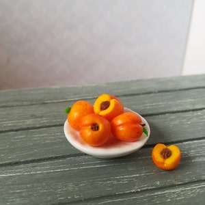 5x Miniature Peaches Mini Peaches Dollhouse Food Miniature - Etsy Canada