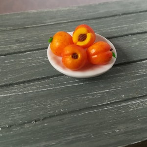 5x Miniature Peaches Mini Peaches Dollhouse Food Miniature - Etsy Canada