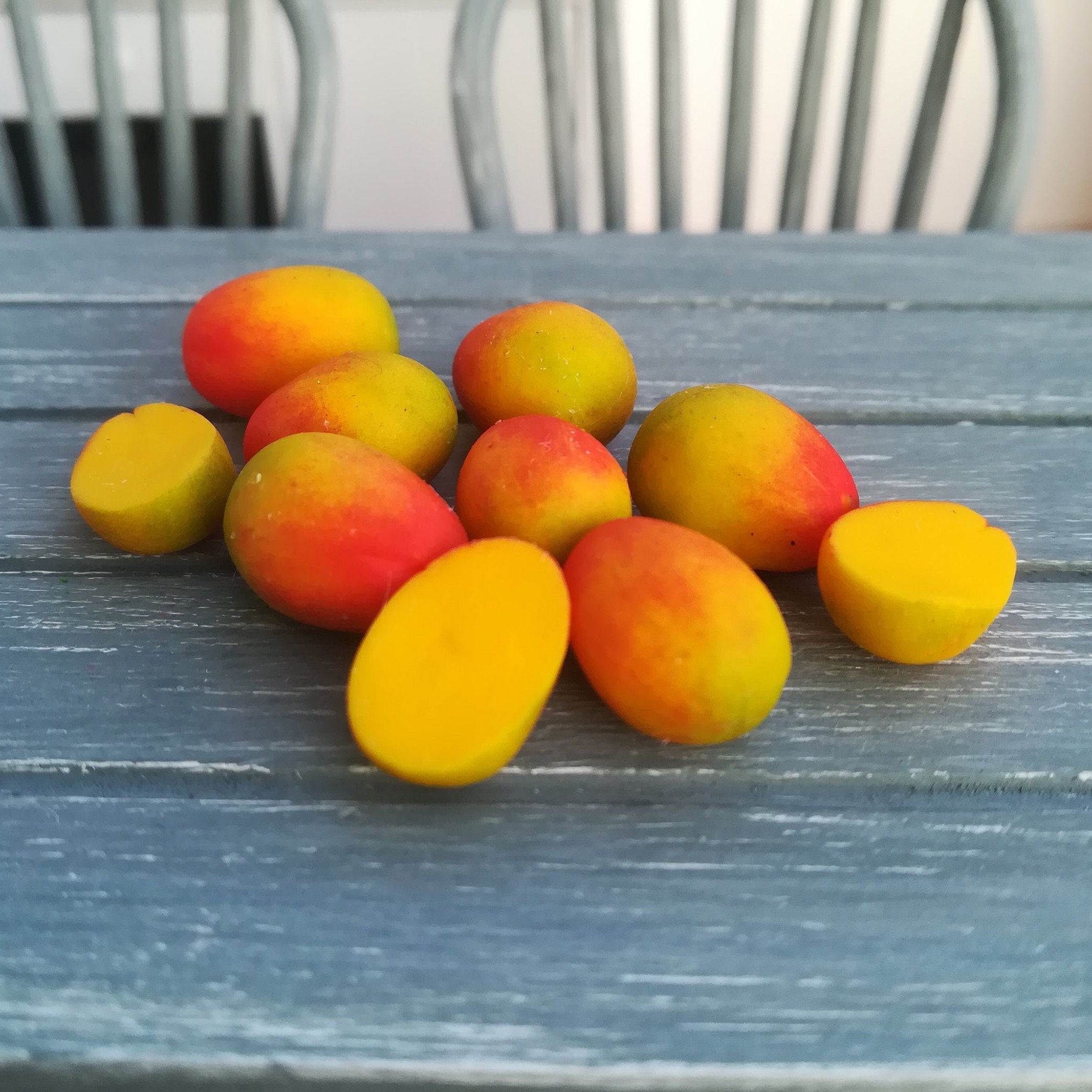 5x Miniature Mangos Miniature Fruits Miniature Food - Etsy