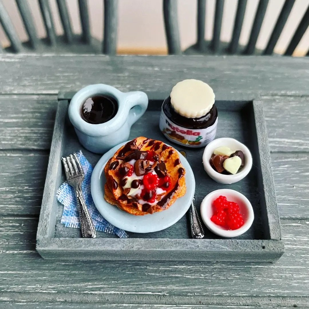 Miniature Breakfast Tray, Miniature Pancakes, Miniature Berries ...