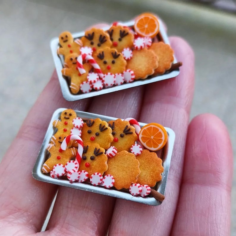 Miniature Cookies, Miniatures, Dollhouse Miniatures, Dollhouse, Dolls ...
