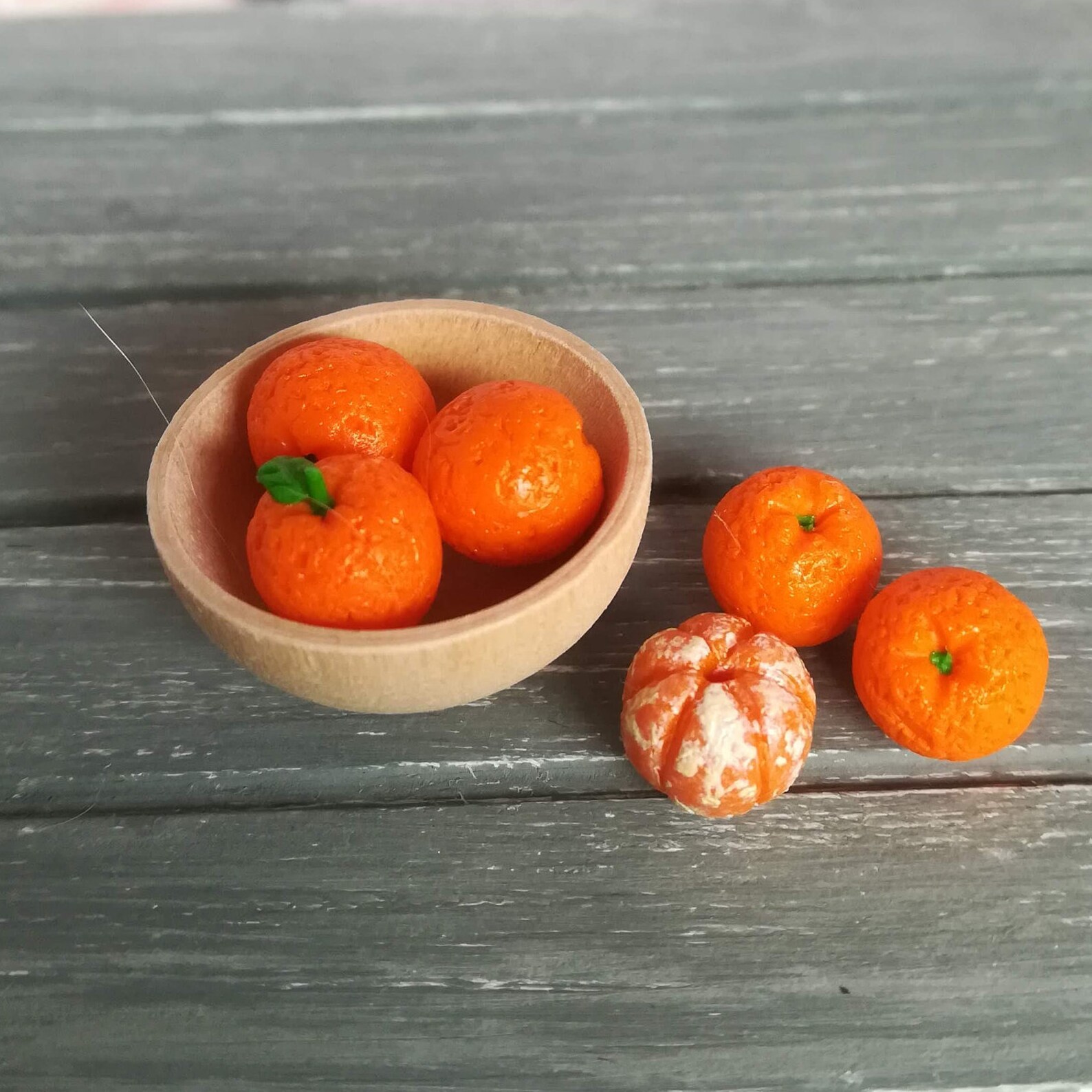 5x Miniature Oranges Dollhouse Food Food for Dollhouse Mini | Etsy