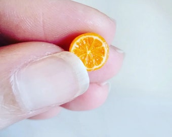 Miniature Tangerine , Dollhouse Food, Food for Dollhouse, Mini Food ...