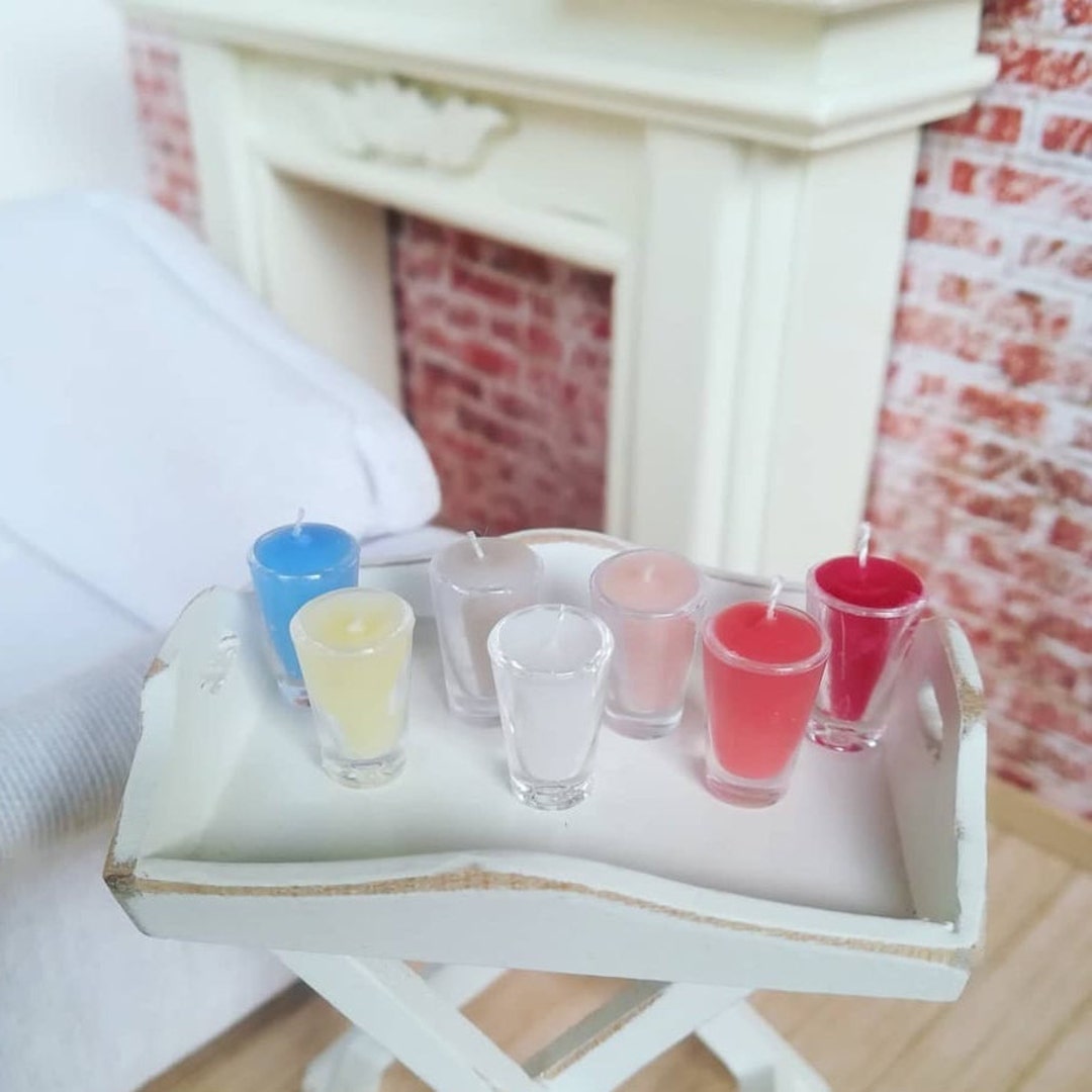 Miniature Candles, Dollhouse Miniatures, Dollhouse Accessories ...