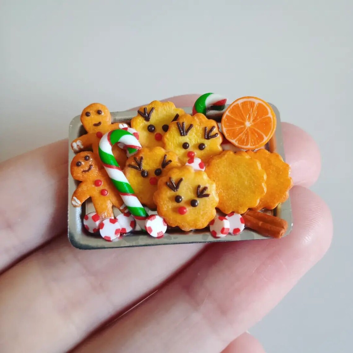 Miniature Cookies Miniature Christmas Decorations Dollhouse - Etsy
