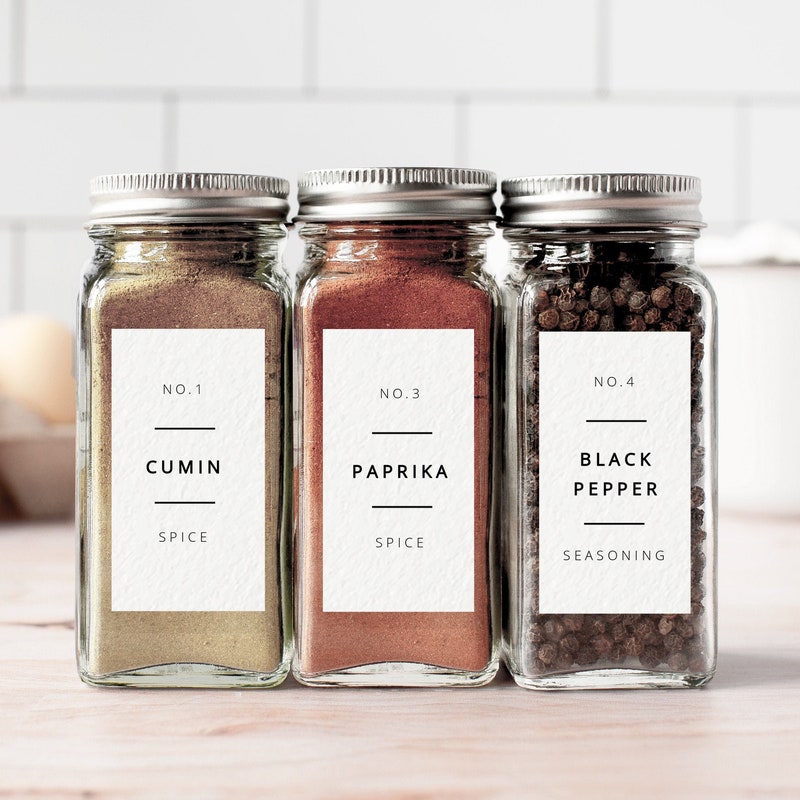 Spice Labels - Etsy