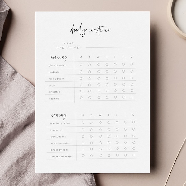 Morning Routine - Etsy