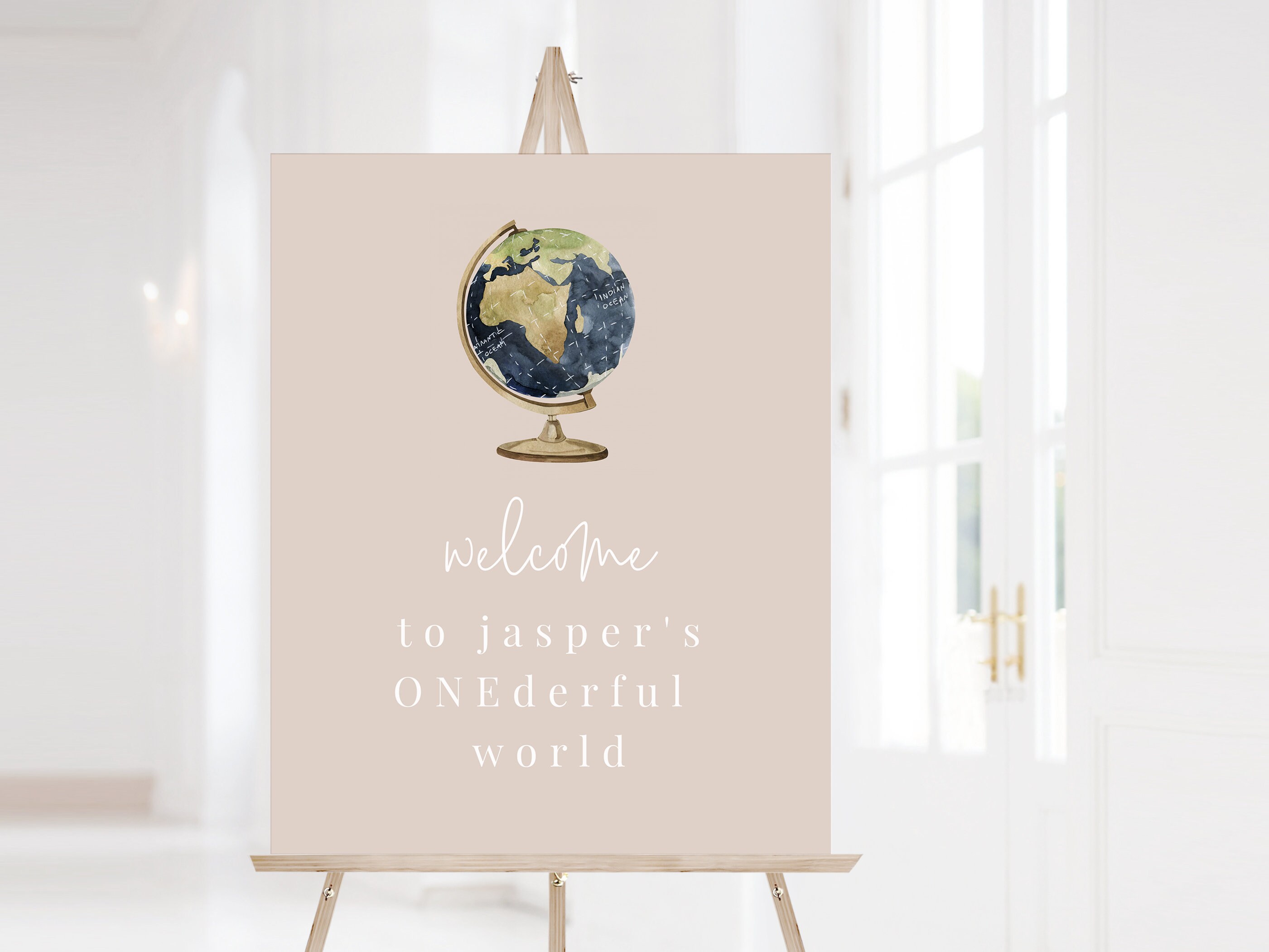 Onederful World Welcome Sign 1st Birthday Welcome Sign - Etsy