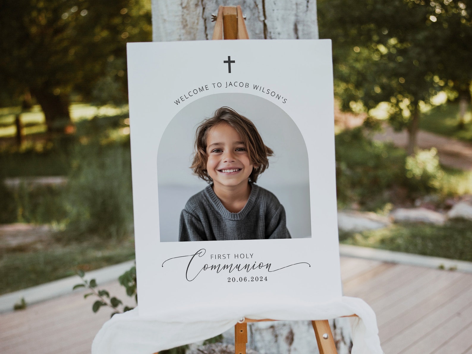 1st Communion Welcome Sign Template, Communion Welcome Poster, First ...