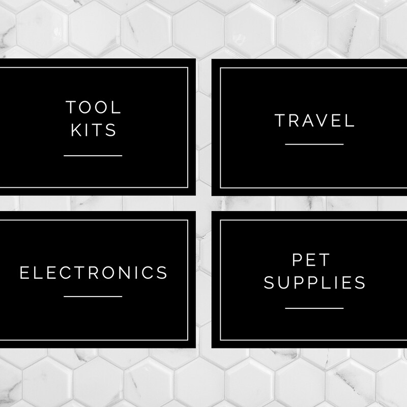 Minimalist Labels - Etsy