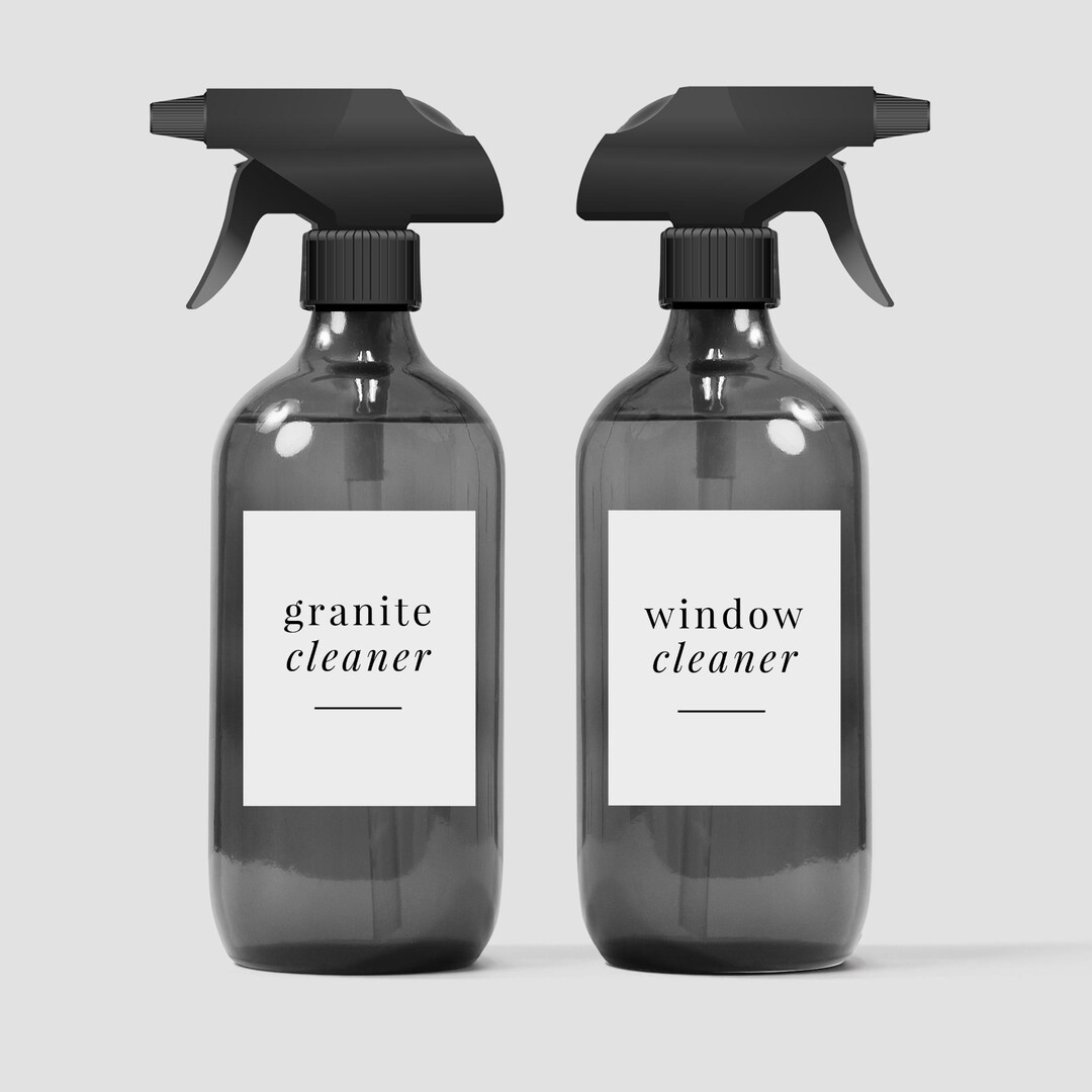 2.8 X 2.2 Inch, Editable Cleaning Labels Template, Cleaning Labels ...
