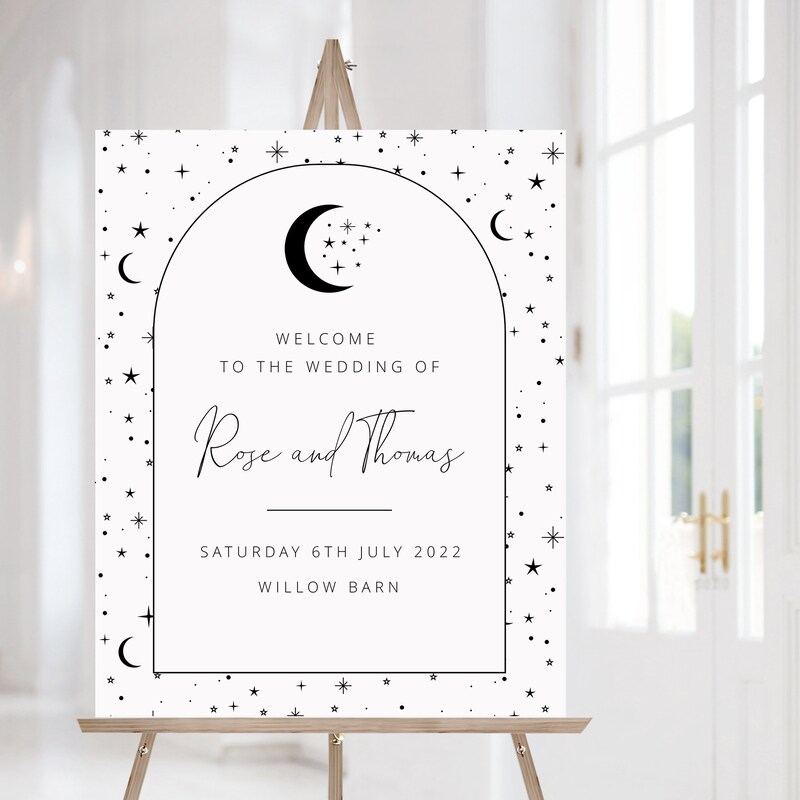 Moon and Stars Wedding - Etsy